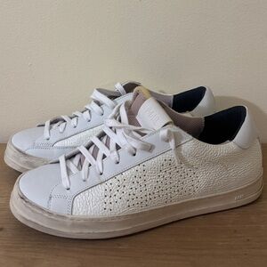 P448 | Shoes | P448 Jack All White The White Pebbled Leather Upper And ...